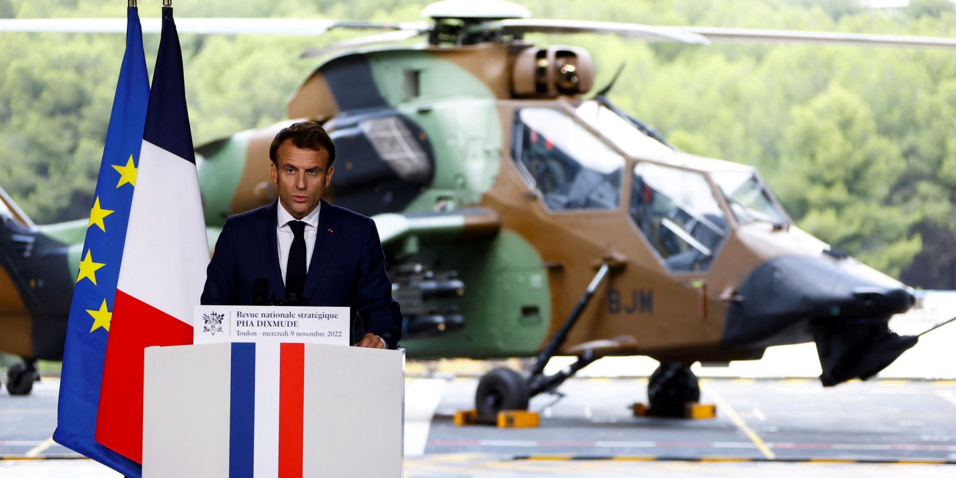 Macron seeking new EU security architecture after war in Ukraine ends ...