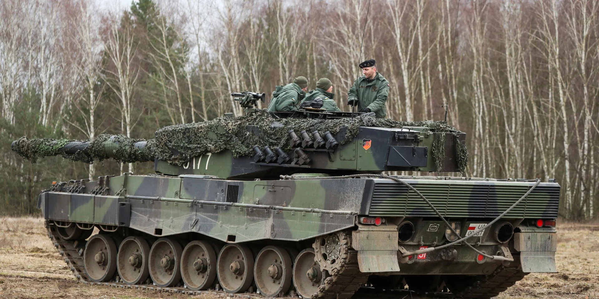 В Польше начались учения на Leopard 2 / NV