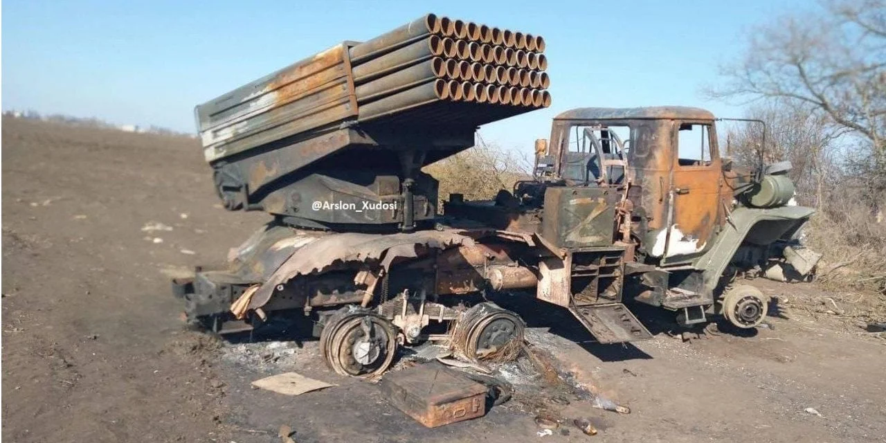 Ukrainian army destroys artillery and two Grad rocket systems Russians ...