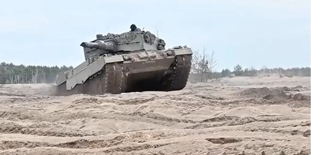 Leopard 2 — как тренируются украинские военные — видео — новости Украины / NV