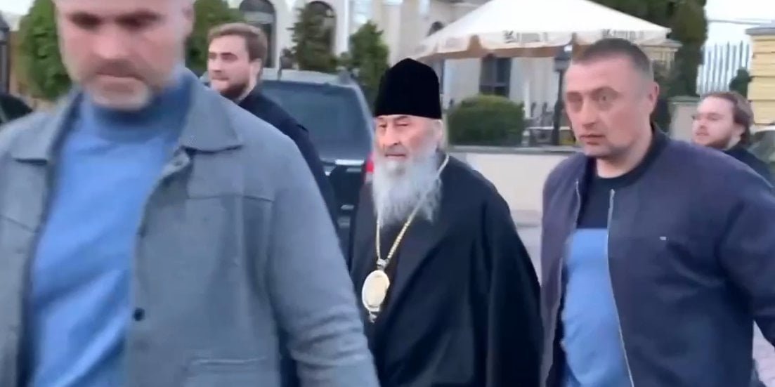 Russian Orthodox leader in Ukraine booed by activists when leaving ...