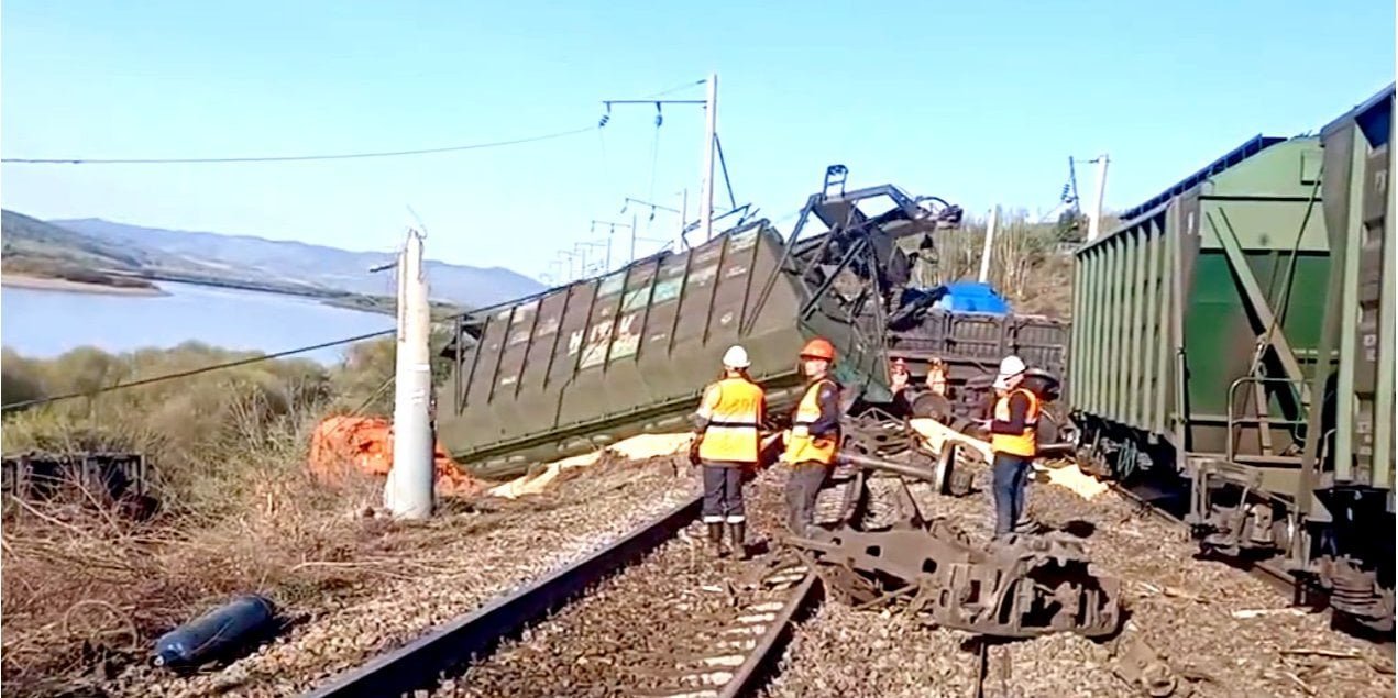 Trans-Baikal freight train derailment, latest Russian railroad incident ...