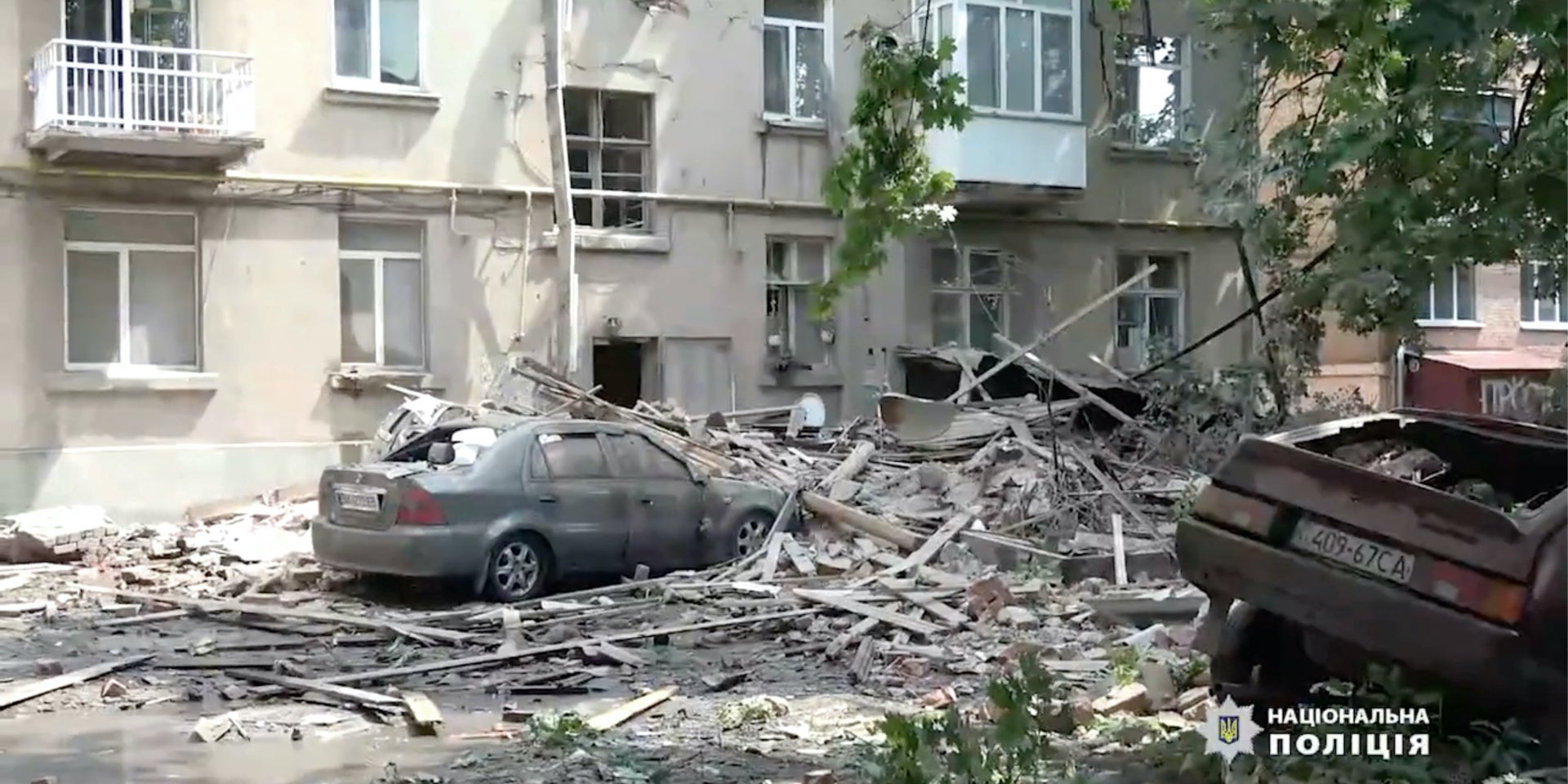 Police publish harrowing video of first minutes after Russian missile ...