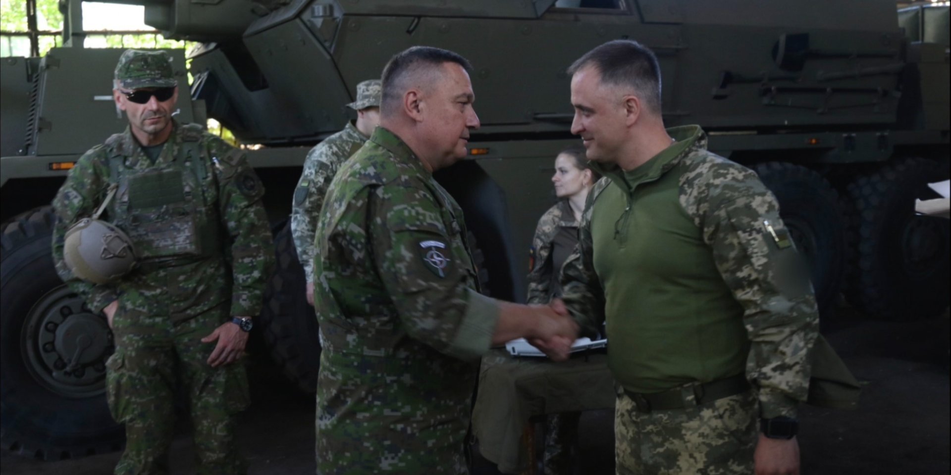 Top Slovakian general visits Ukrainian troops on Tavria front / The New ...