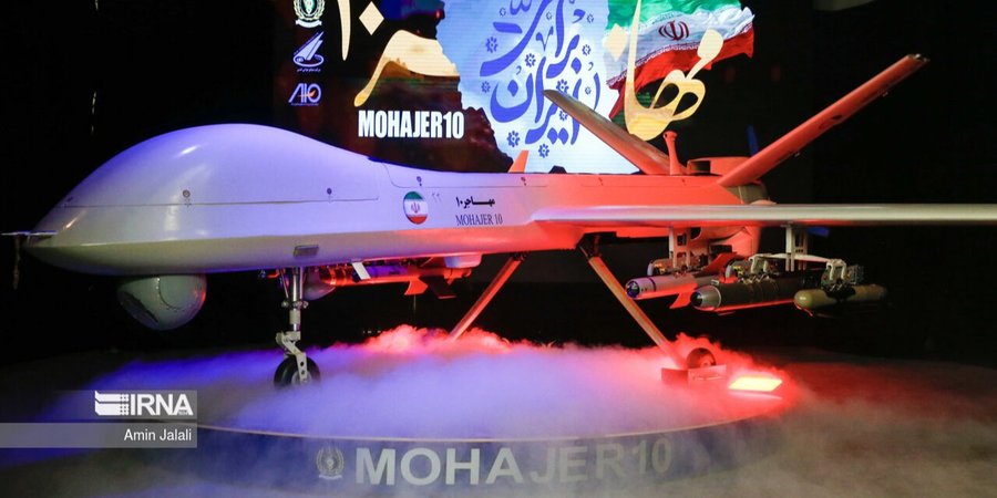 Iran unveils new 24-hour flight capable Mohajer-10 drone with 300kg payload / The New Voice of ...