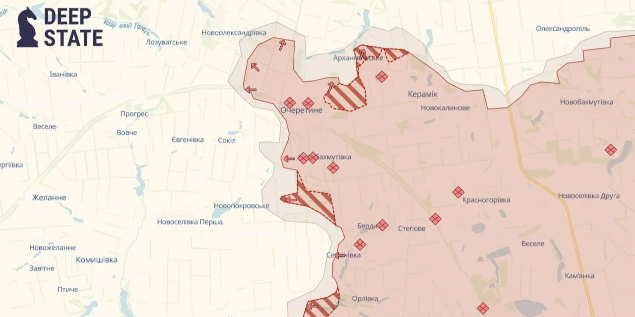 Россияне оккупировали Архангельское и Котляровку вблизи Покровска — DeepState — новости Украины / NV