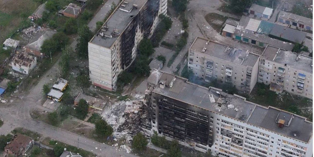 What Vovchansk looks like now, photos taken from a drone have appeared ...