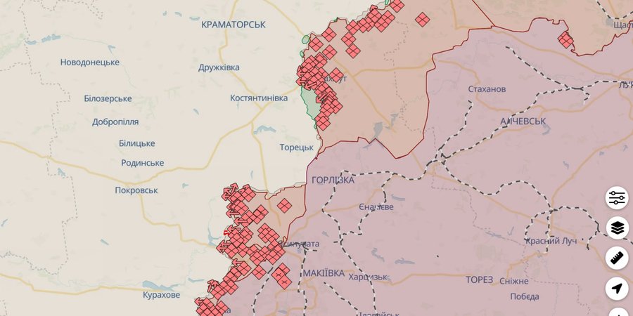 Russian troops advance in Donetsk Oblast / The New Voice of Ukraine