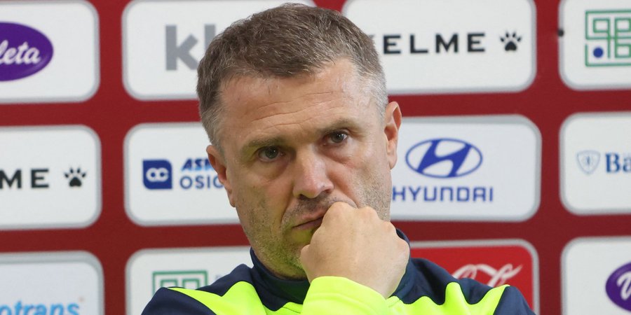 Стала известна реакция главного тренера Сергея Реброва на поражение ...