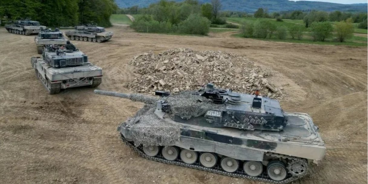 Немецкая военная помощь — Германия передала Украине танки Leopard / NV