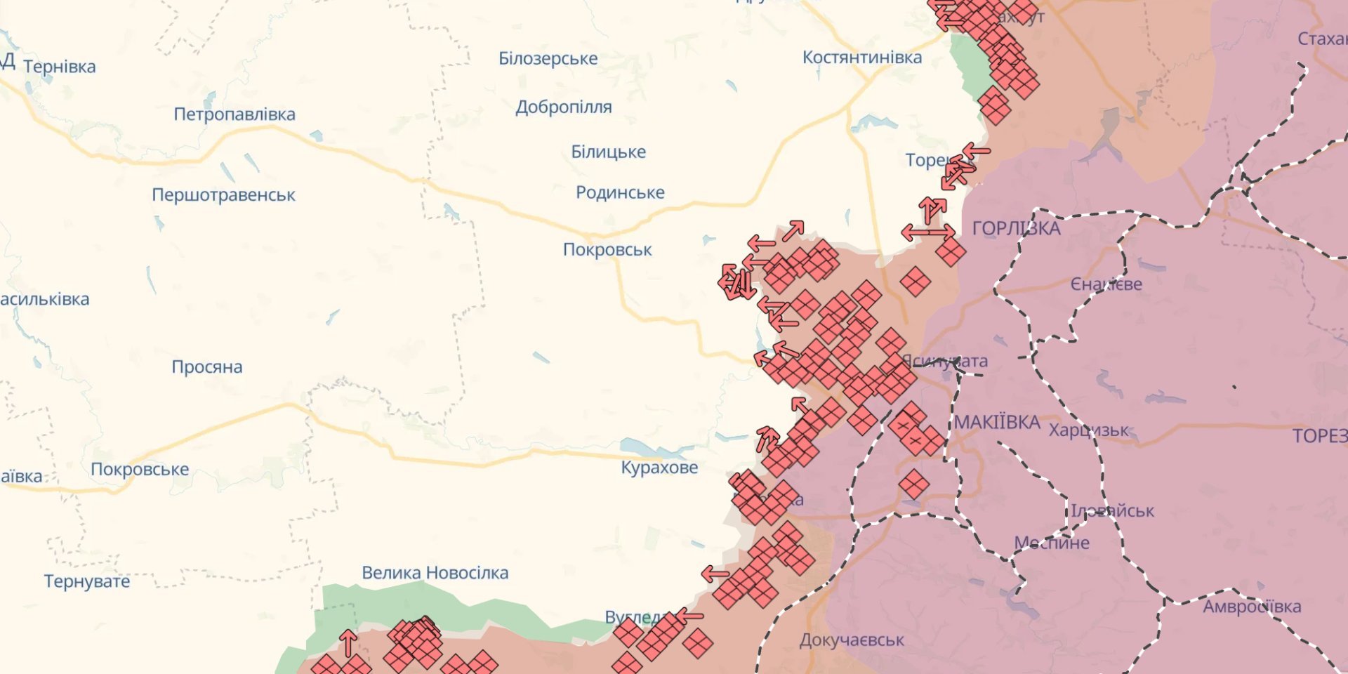 Russia advanced in two sectors in Donetsk Oblast — DeepState maps / The ...