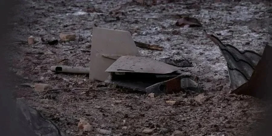 UAV debris causes damage in Kyiv Oblast / The New Voice of Ukraine