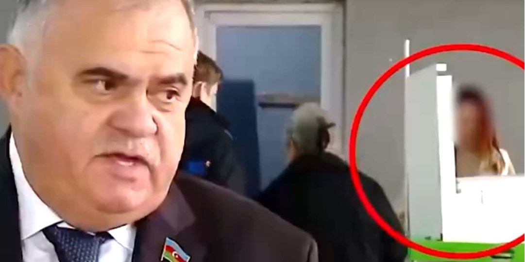 Election observer misses ballot photoshoot behind him while denying ...