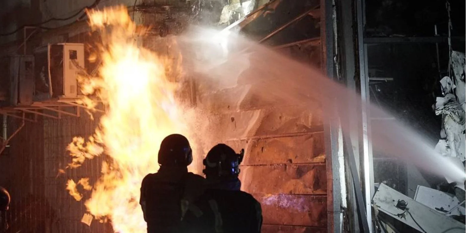 Kyiv hit by multi-hour drone attack; injuries, fire, property damage ...