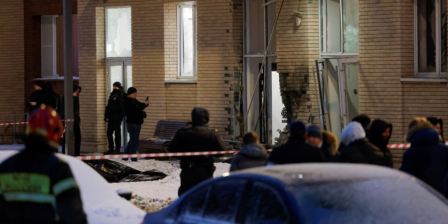 Igor Kirillov - video of explosion in Moscow on Dec. 17, during which a ...