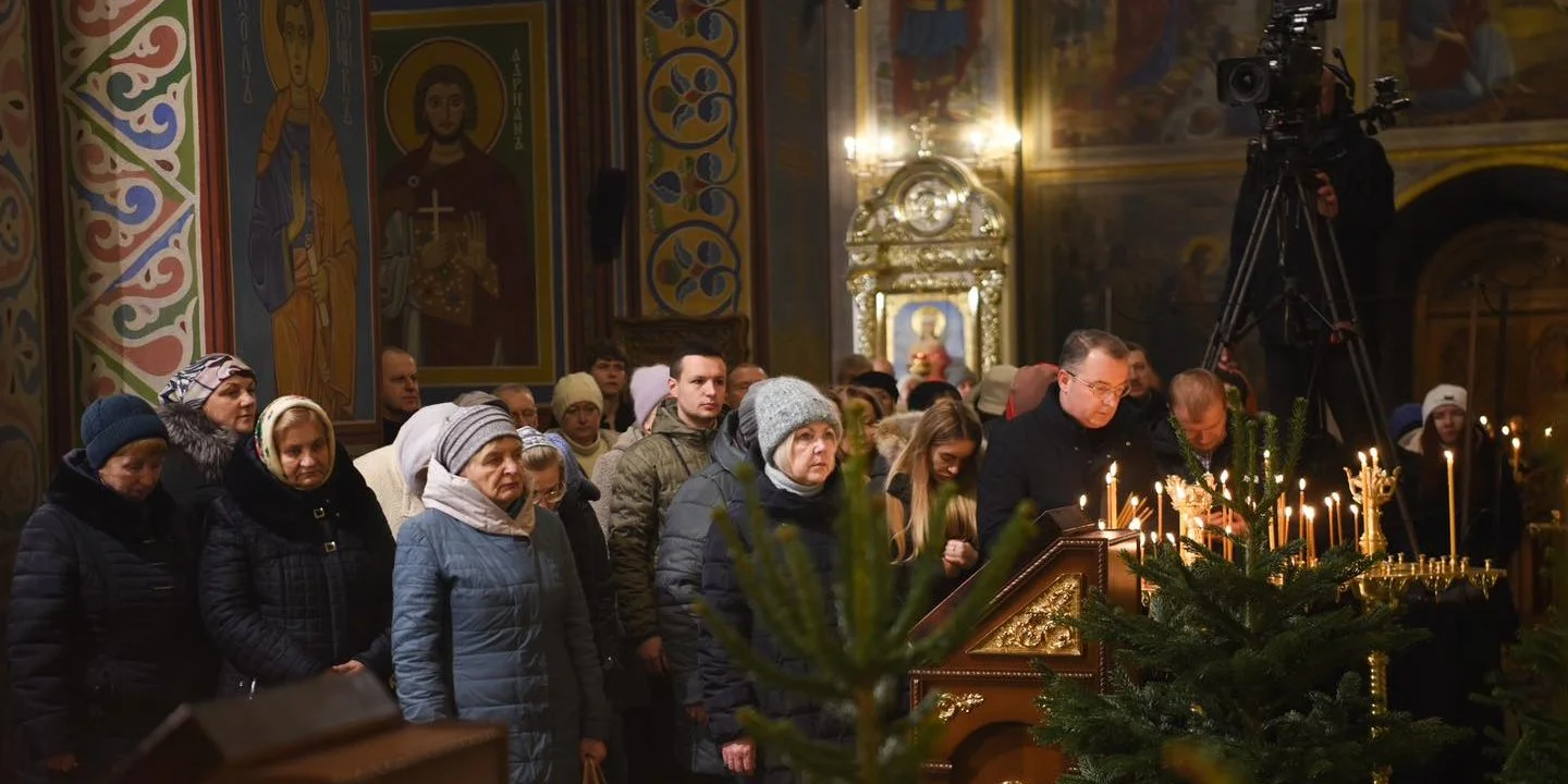 Eastern Rite Christians in Ukraine celebrate Christmas - live ...