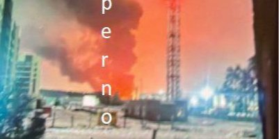 Bryansk chemical plant on fire after missile strike / The New Voice of ...