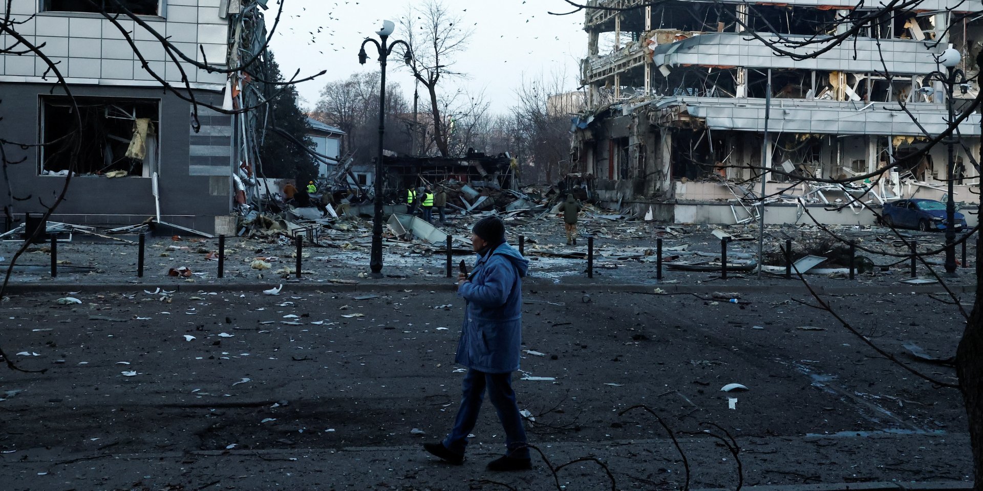 Kyiv was struck today, February 12 - photos of the aftermath of the ...