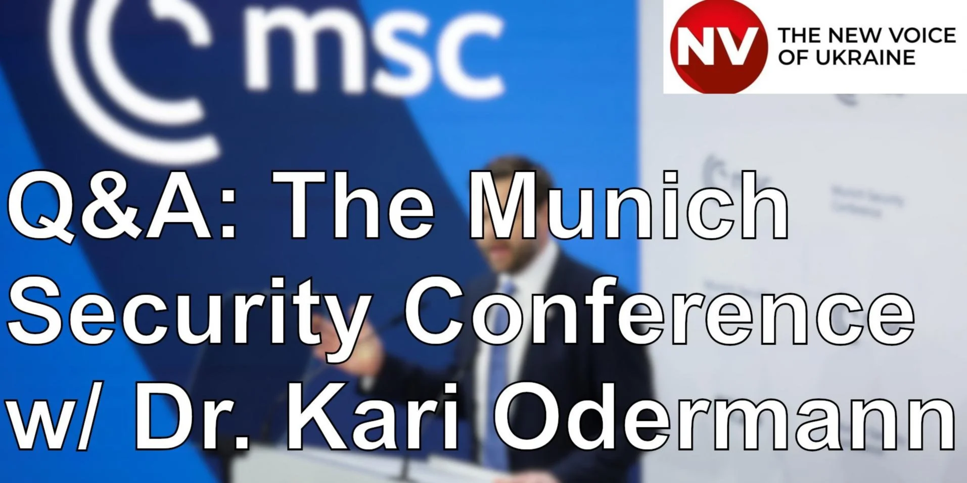 JD Vance at Munich Security Conference / The New Voice of Ukraine