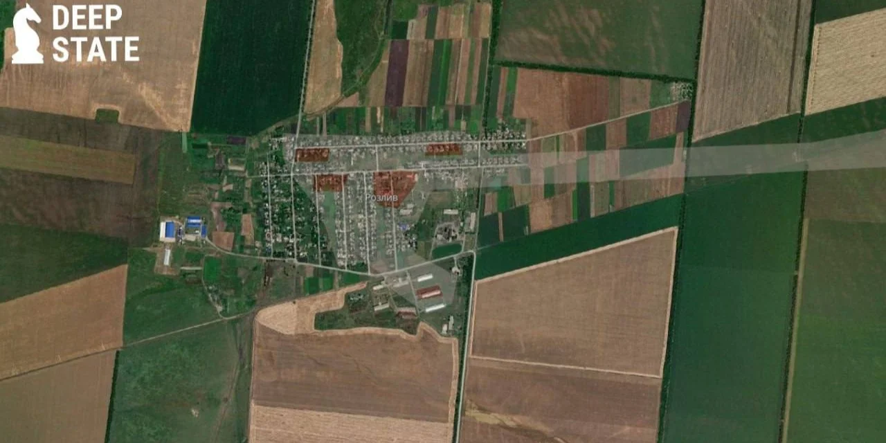 DeepState — Російські війська просунулися біля населеного пункту Розлив / NV