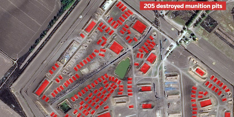 Ukraine’s 2024 strike on Russian arsenal near Rostov destroyed 90% of ...