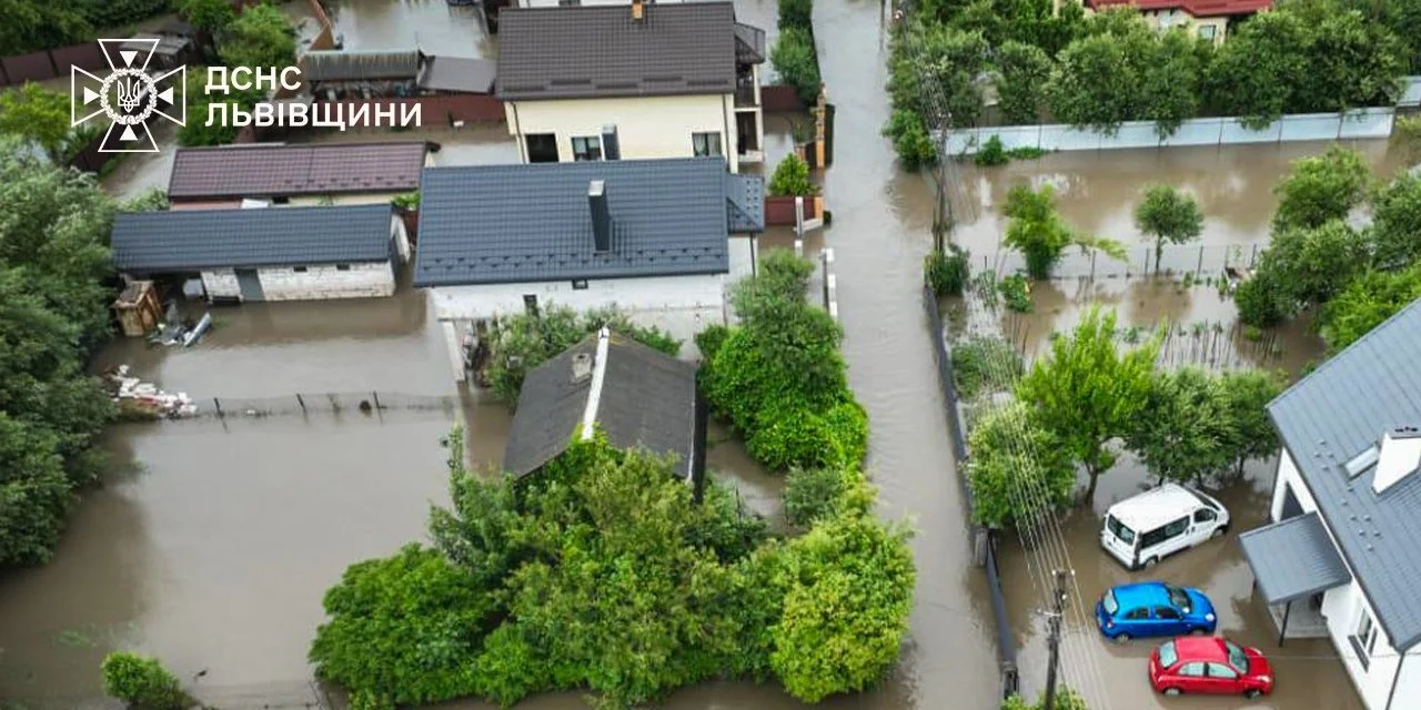 Flash floods inundate Lviv and nearby communities after heavy rains ...