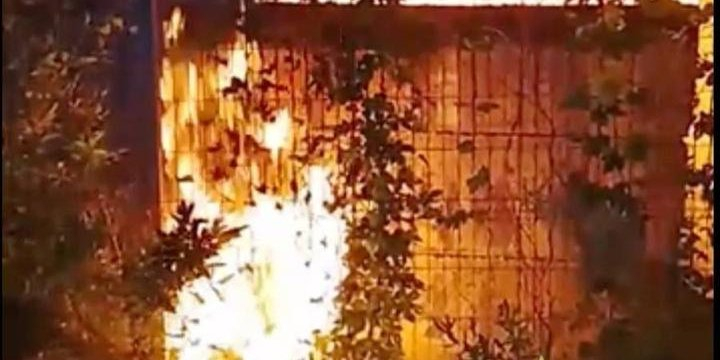 Ukrainian partisans torch comms tower in Tula / The New Voice of Ukraine