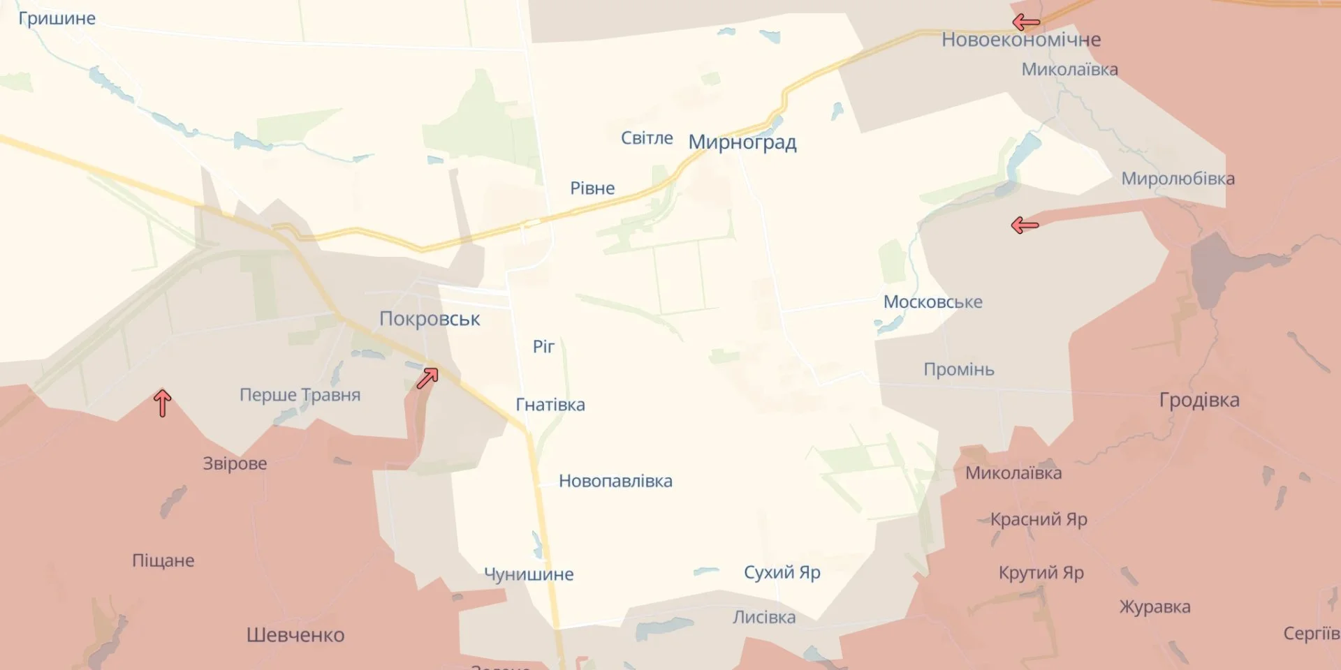 Бої за Покровськ — логістика у напрямку Мирнограда знищена — карти DeepState / NV