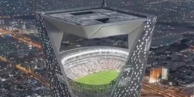 NEOM Sky Stadium — Стадіон на верхівці вежі для ЧС-2034 у Саудівській ...