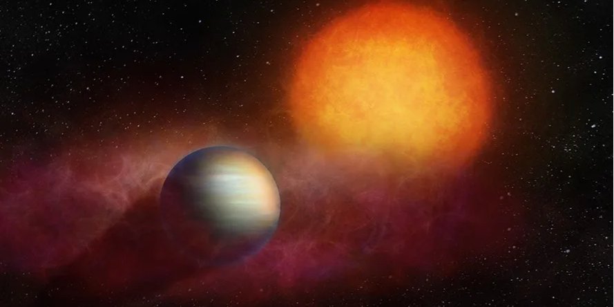 WASP-107b — гигантское гелиевое облако и потеря атмосферы — новое ...