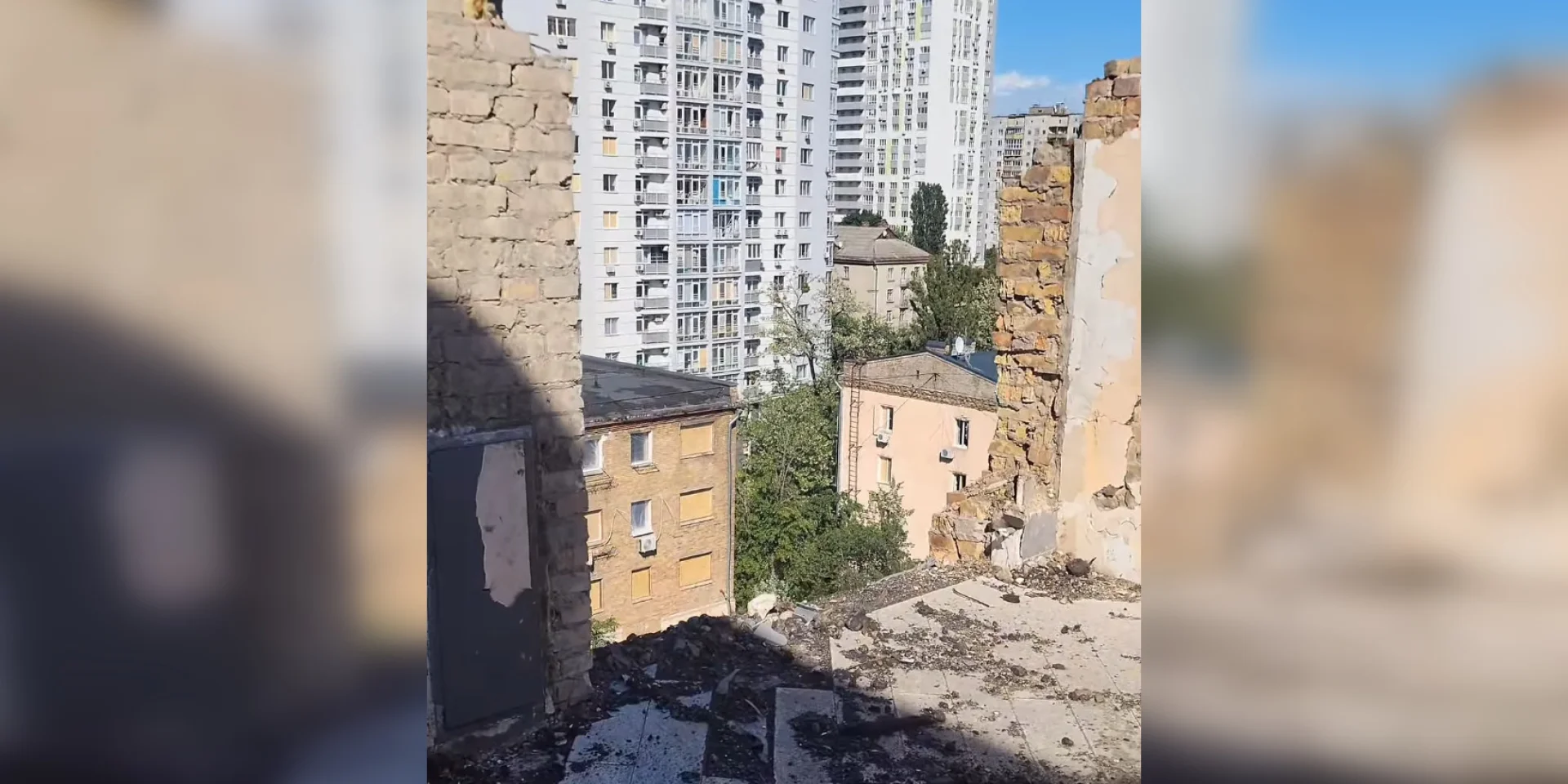 Kyiv resident shows apartment destroyed in Russian attack / The New ...