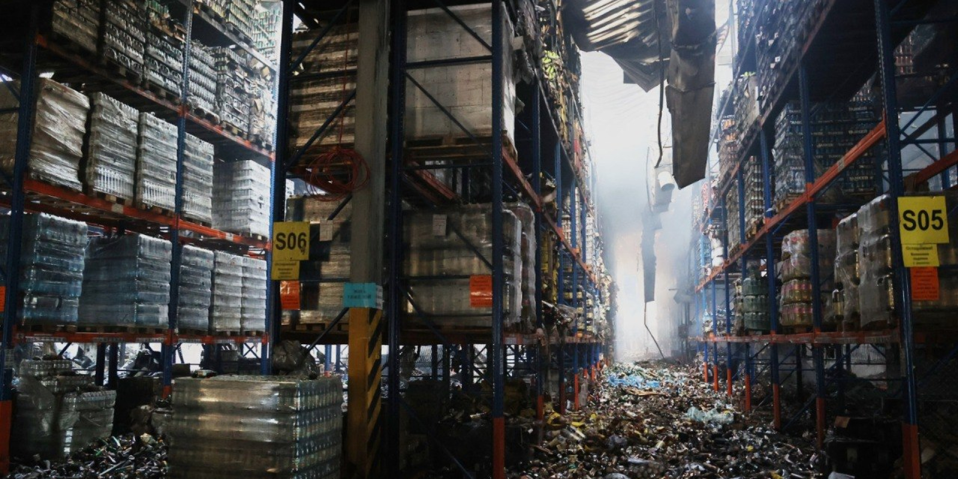Fire at ATB warehouses extinguished after Russian strike / The New ...