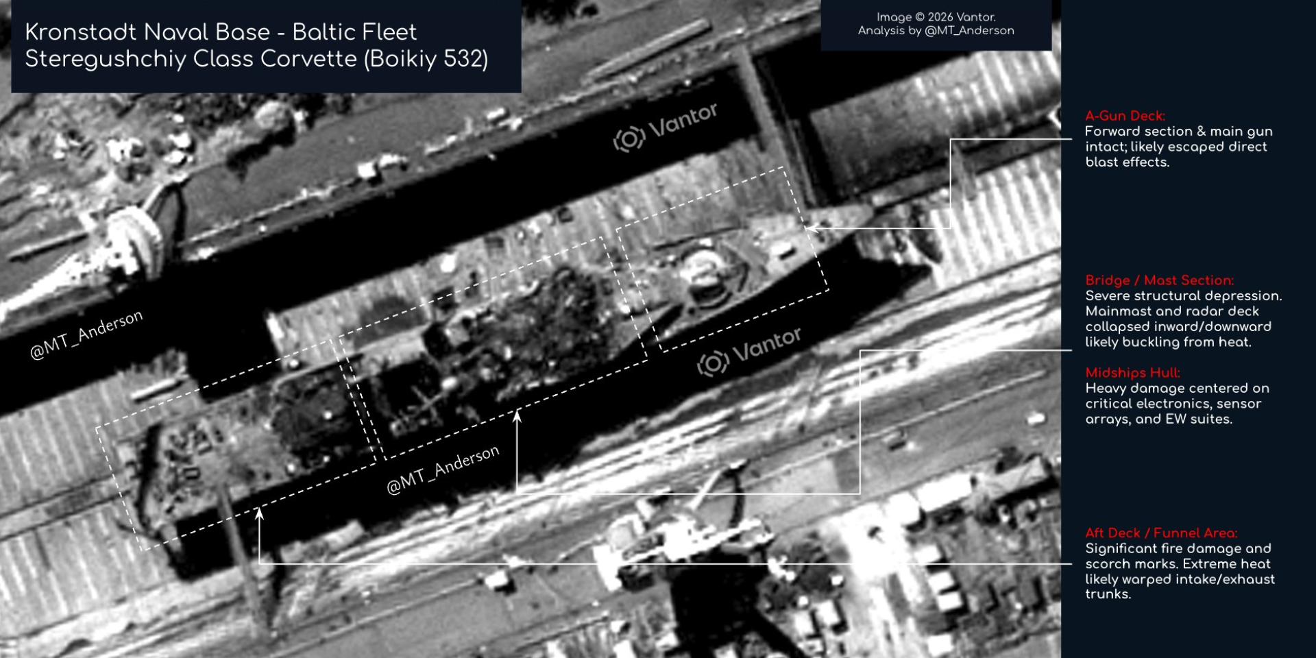 Russian corvette Boikiy likely beyond repair after Ukraine drone strike ...