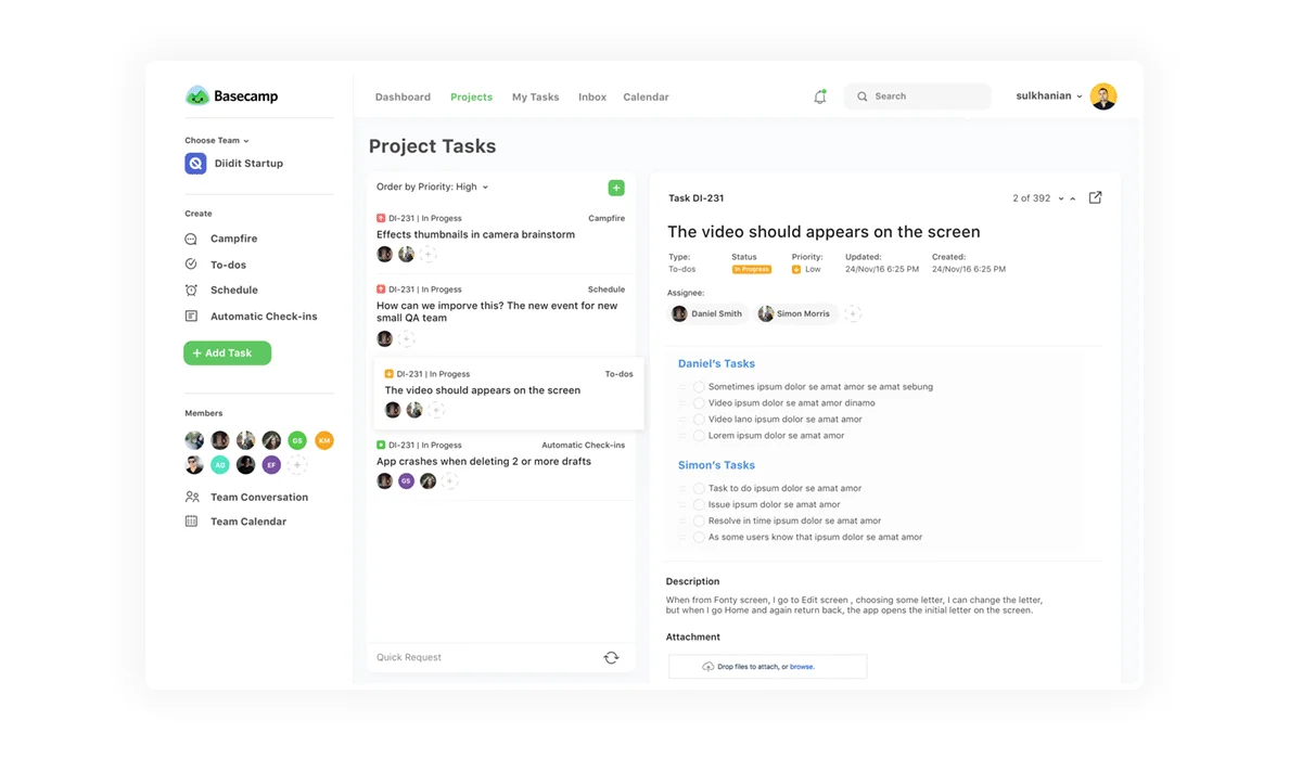 Как выбрать таск-менеджер — обзор Asana, Basecamp, Worksection — инфографика / NV