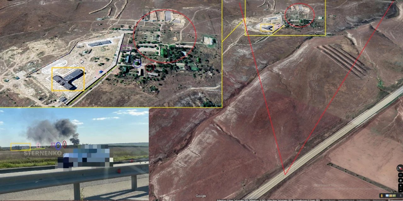 Military base on fire in occupied Crimea, photos show – Ukraine war ...