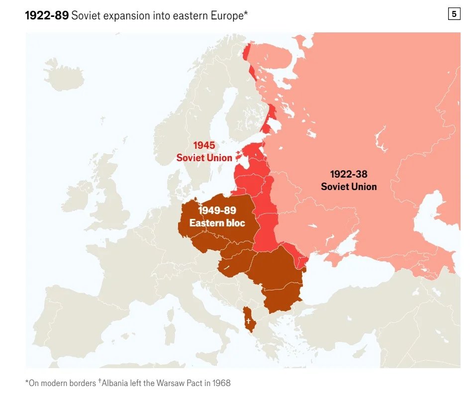 The Economist published seven maps illustrating Vladimir Putin's ...