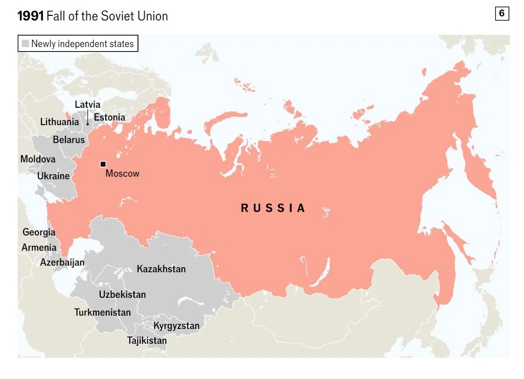 The Economist published seven maps illustrating Vladimir Putin's ...