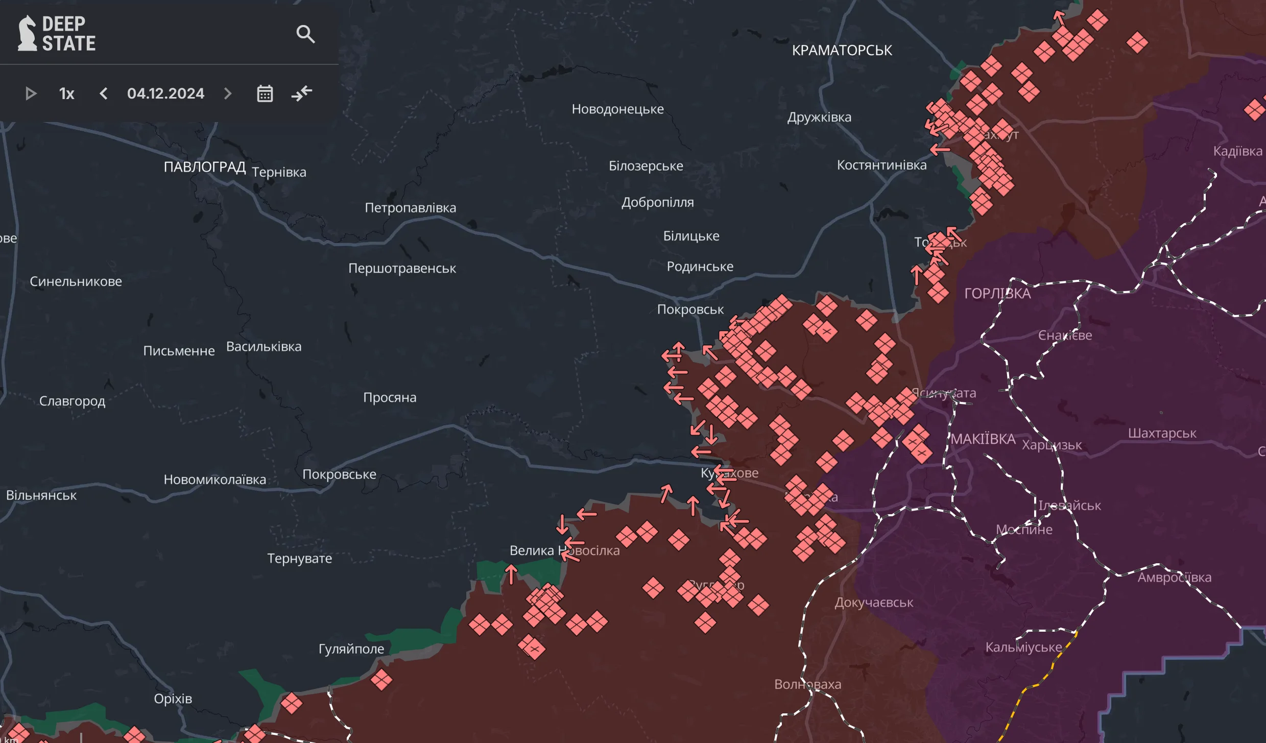 Russian forces advance near Toretsk and Velyka Novosylka / The New ...