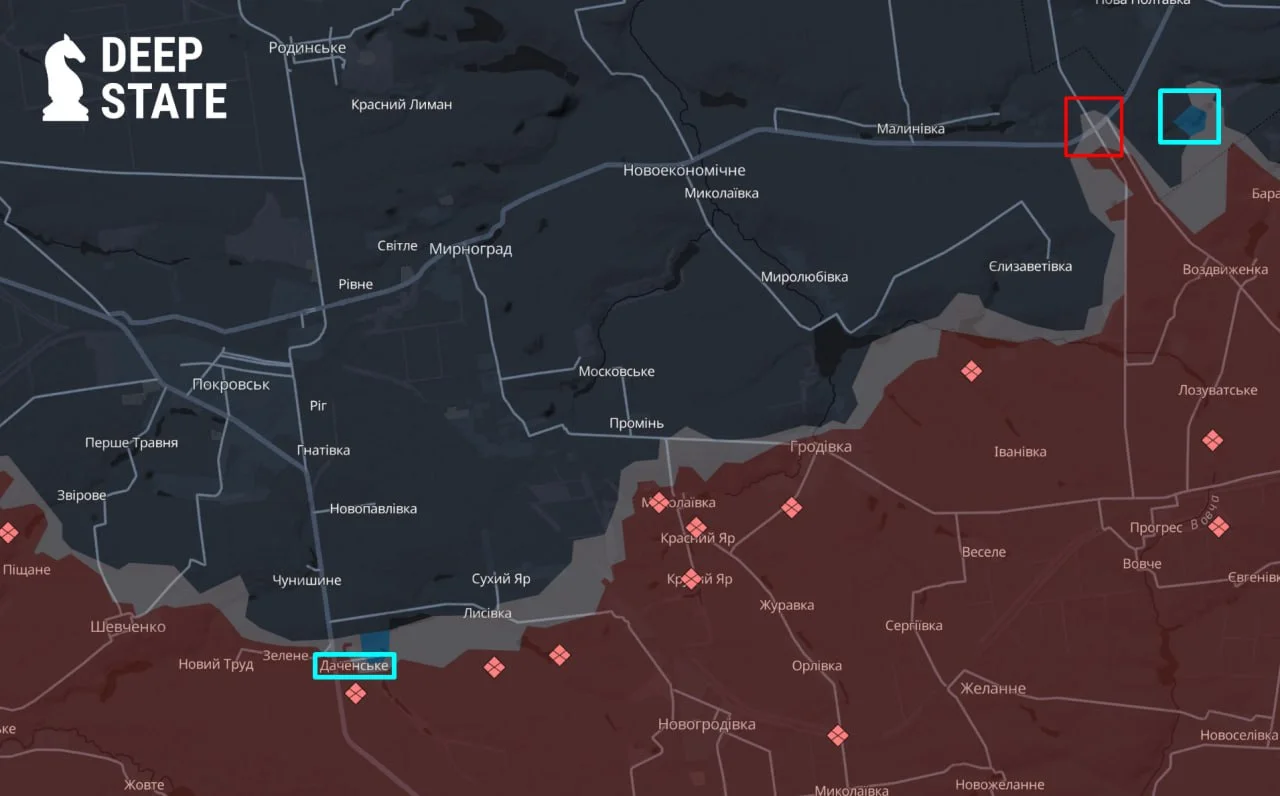 Ukrainian Forces restore control in Pokrovsk sector, DeepState analysts report / The New Voice ...