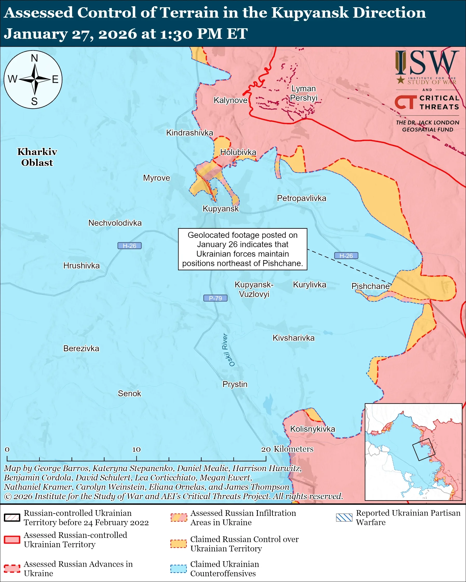 ISW rejects Russian claims of capturing Kupyansk-Vuzlovyi / The New ...