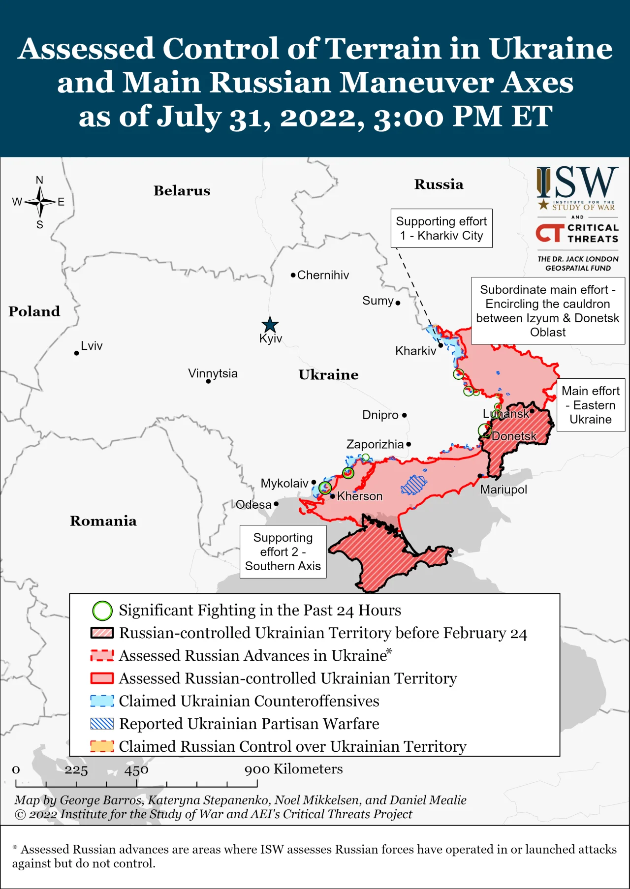 ISW update for July 31 - Ukraine war / The New Voice of Ukraine