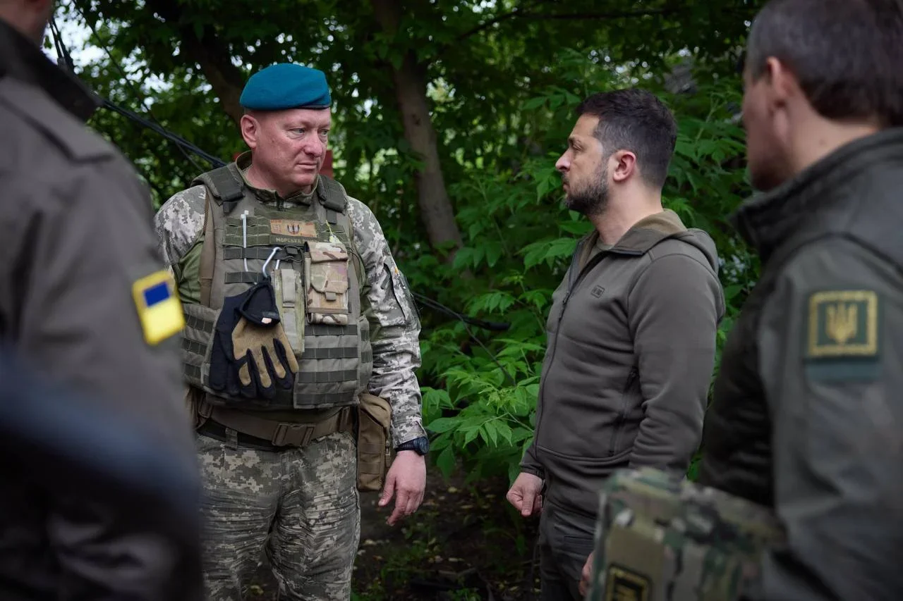 Zelenskyy visits frontline marines on Marine Corps Day / The New Voice ...