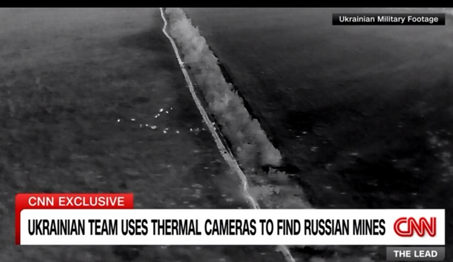 ЗСУ розміновують поле бою за допомогою тепловізорів — CNN / NV