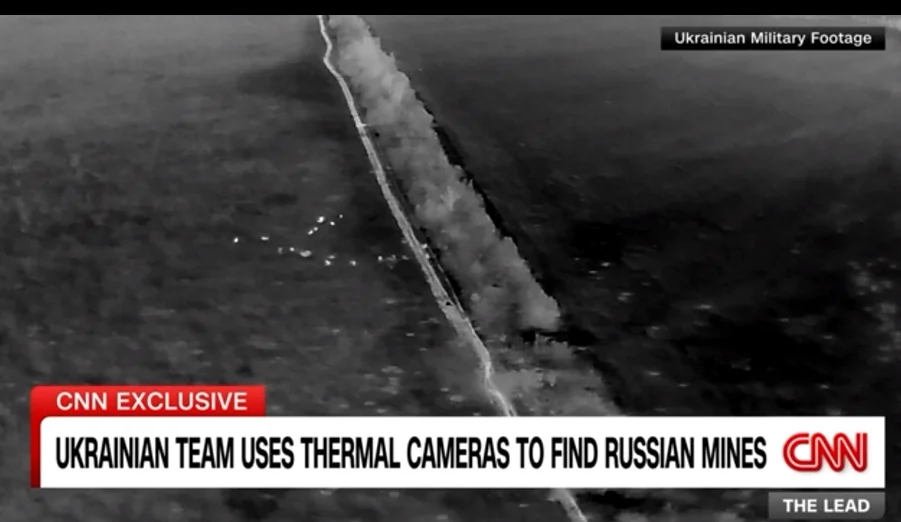 ЗСУ розміновують поле бою за допомогою тепловізорів — CNN / NV