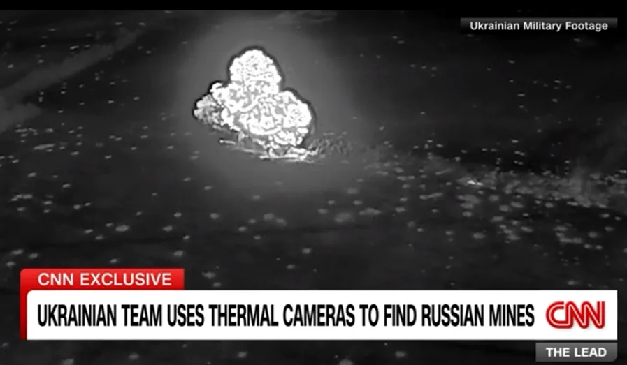 ЗСУ розміновують поле бою за допомогою тепловізорів — CNN / NV