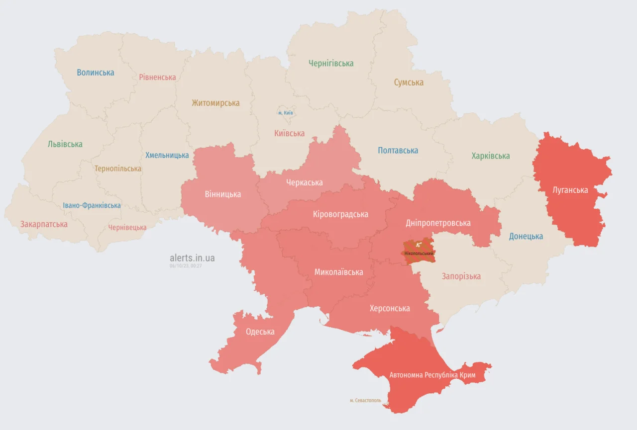 Повітряна тривога в Україні 6 жовтня — новини України / NV