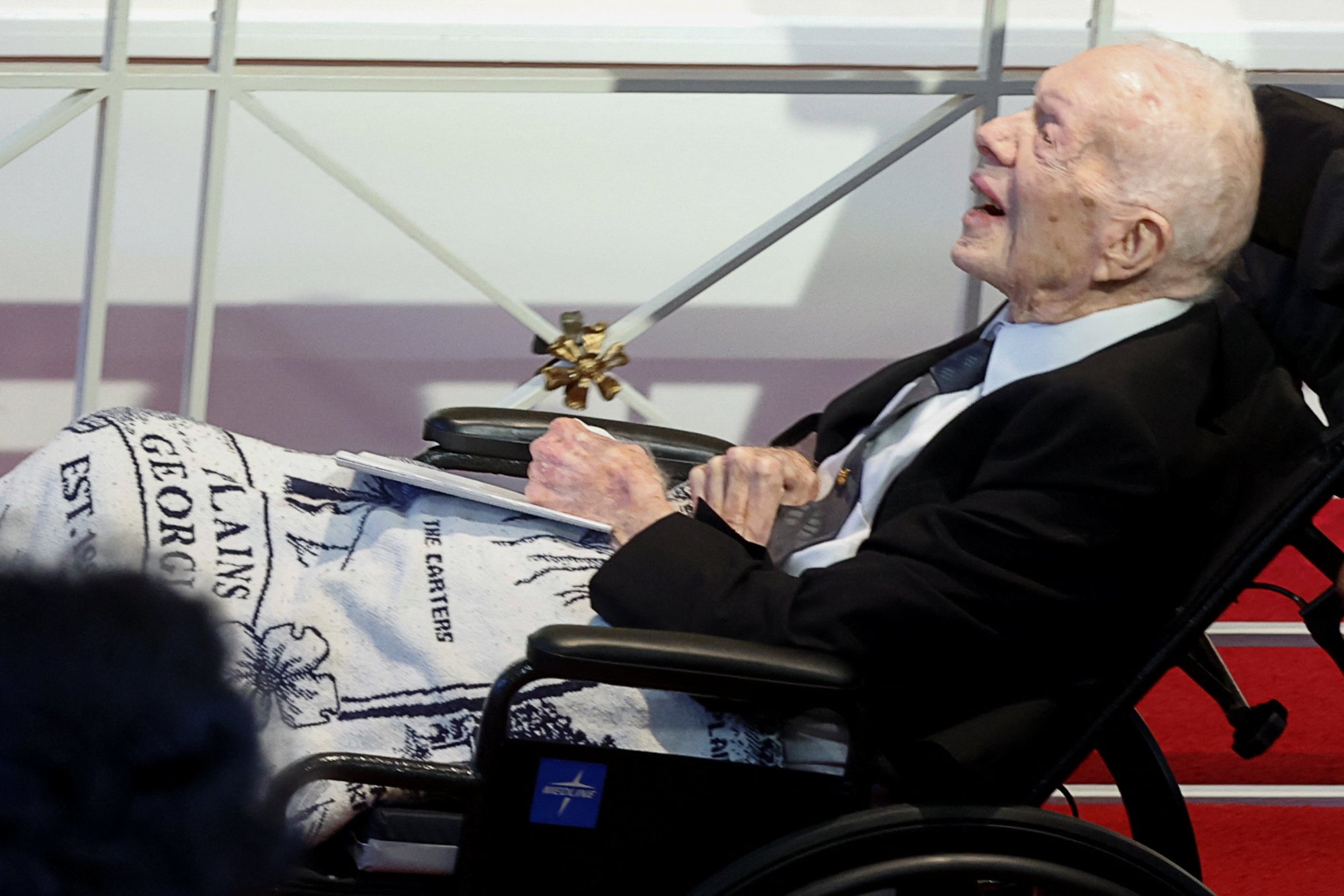 Джимми Картер посетил церемонию прощания с женой Розалин Картер / NV