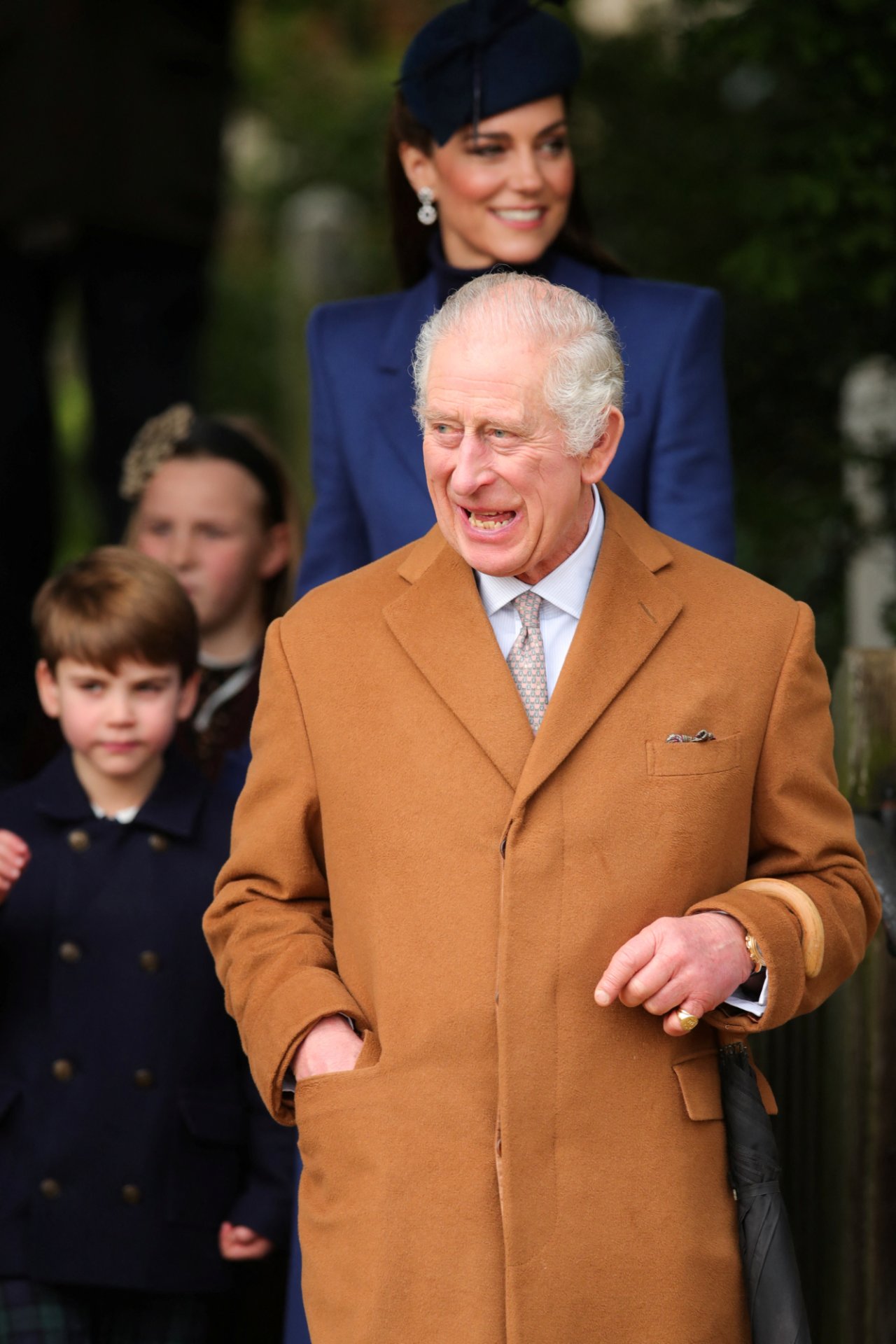 Кейт Міддлтон і принц Вільям із Джорджем, Шарлоттою і Луї на Різдво ...