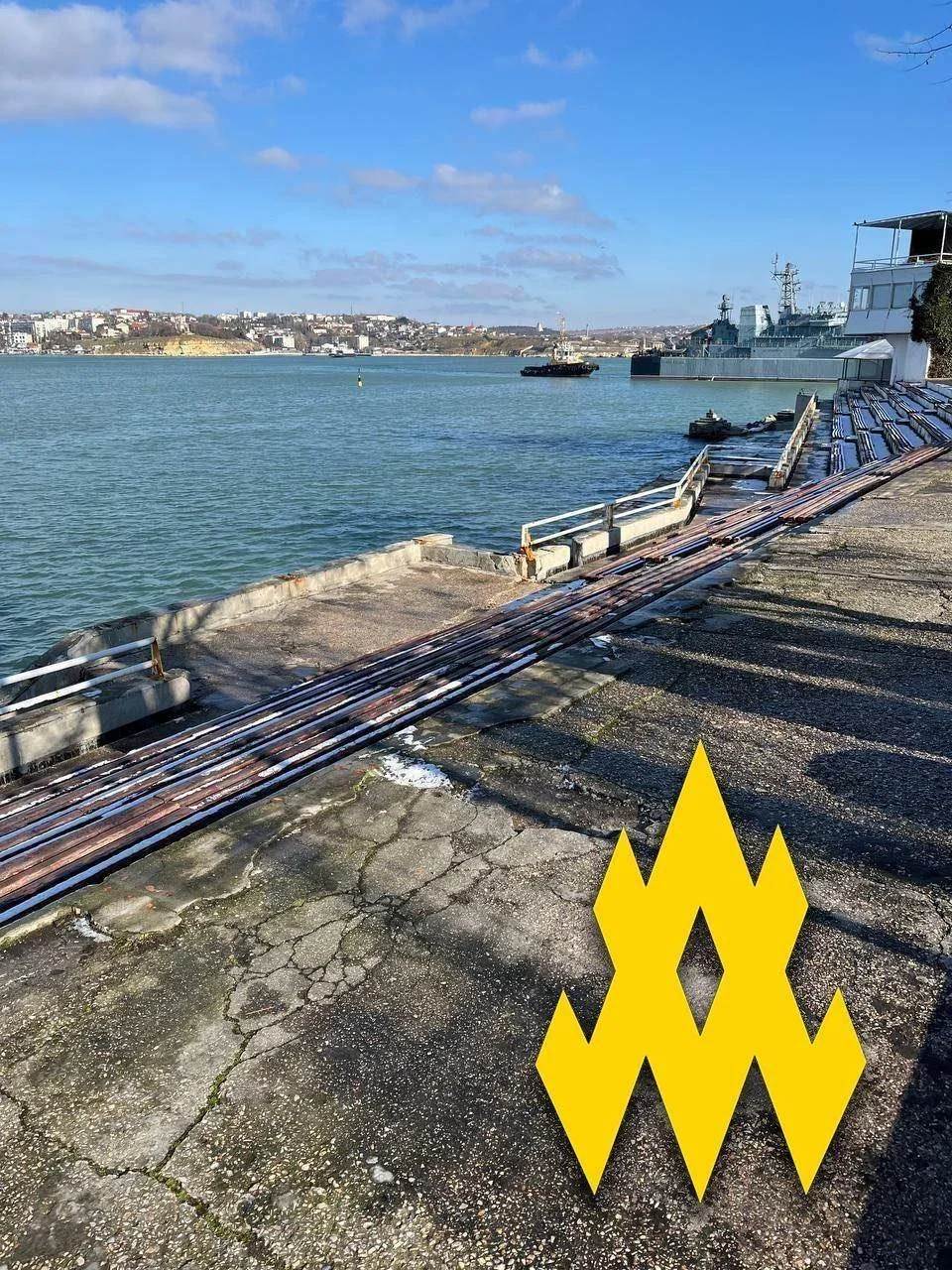 A large Russian landing ship has been deployed to temporarily occupied ...