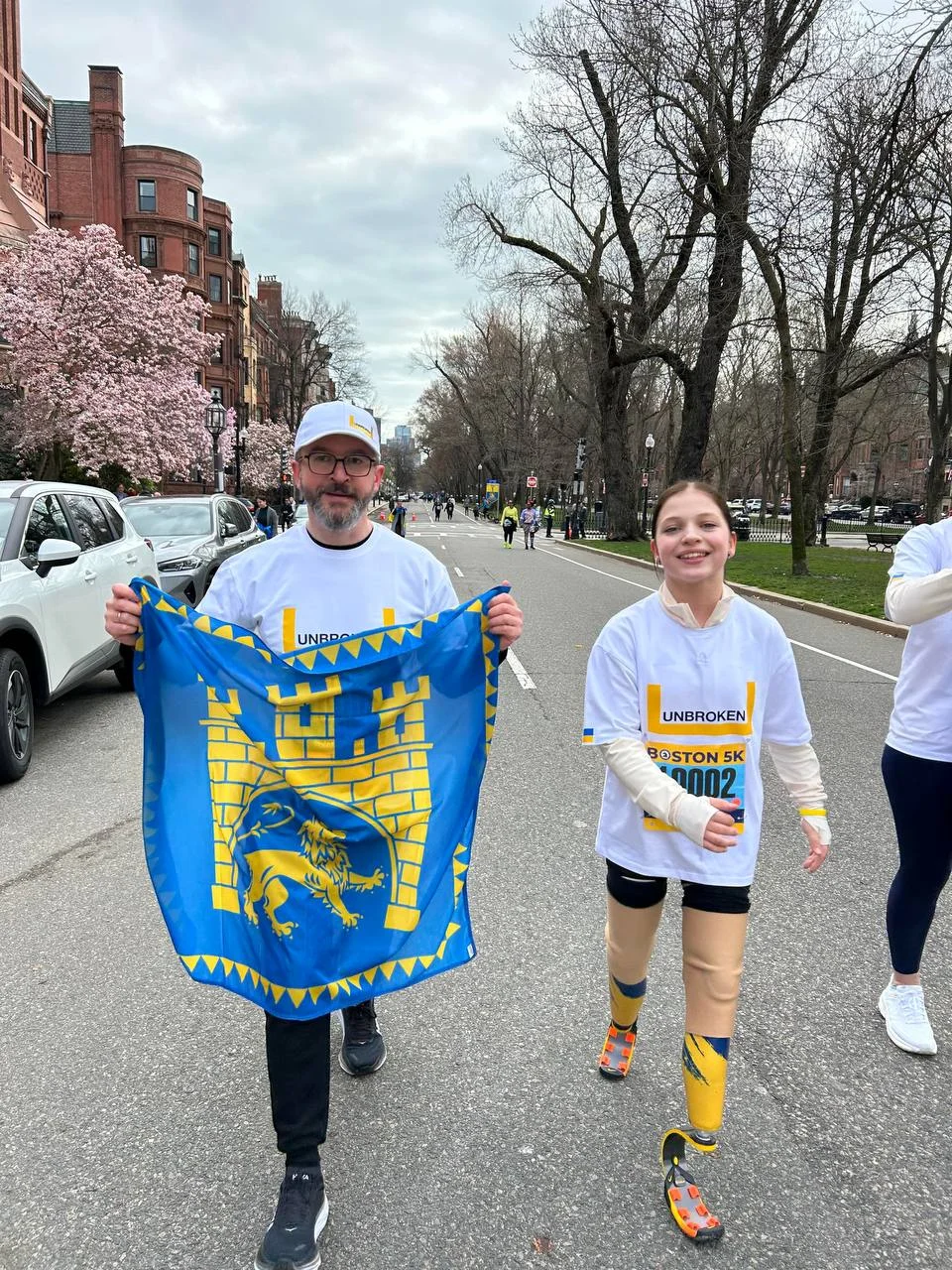 Twelve-year-old Yana ran her first Boston Marathon after year of ...